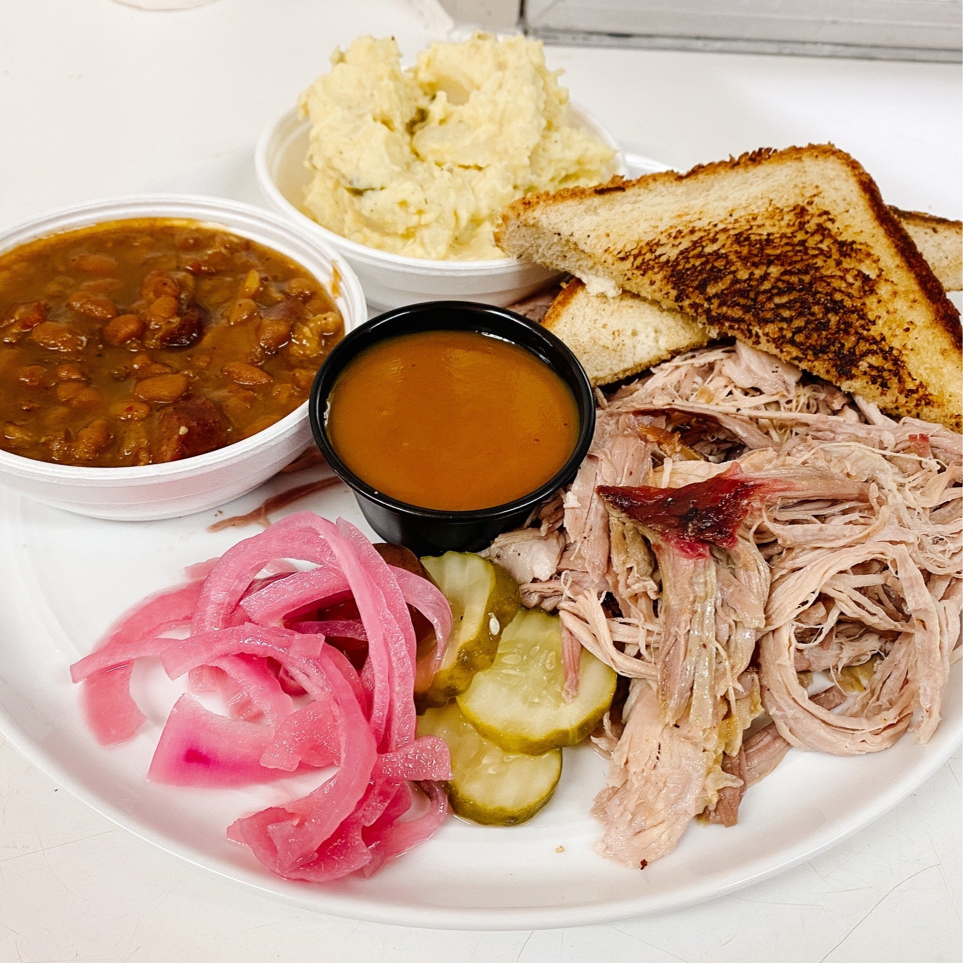 Pulled Pork Plate | Firehouse Barbecue Fundraisers